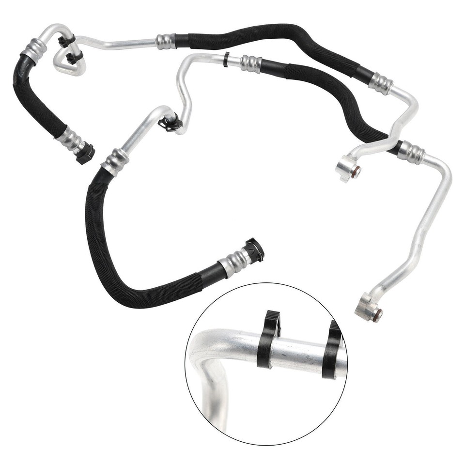 17227589510 17227589509 Engine Oil Cooler Line For BMW 550i 550i GT ...