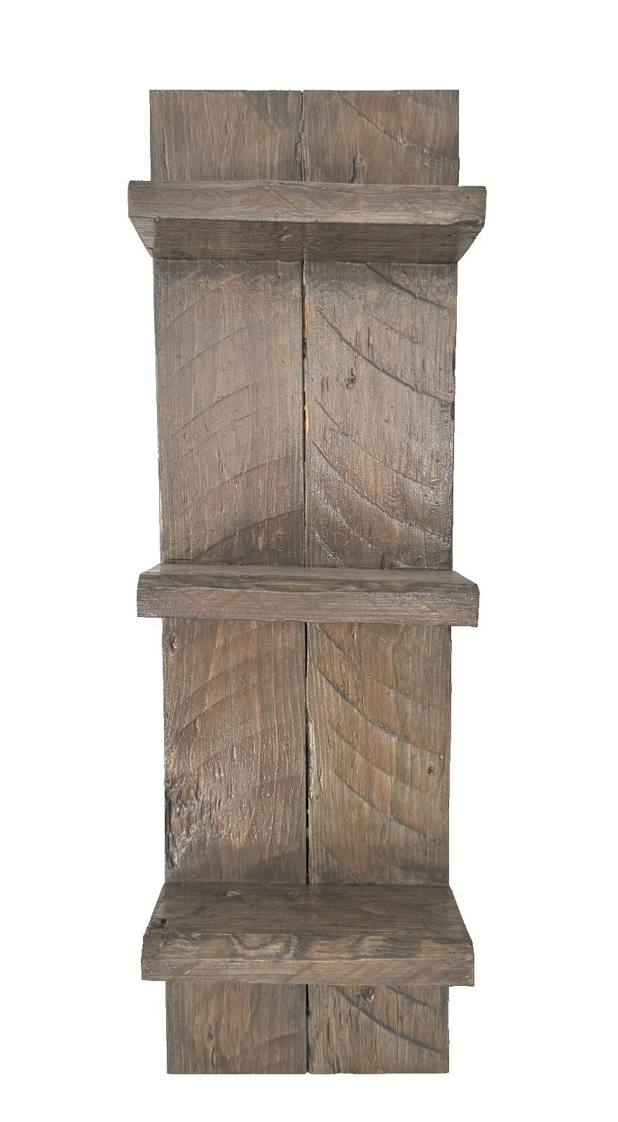 Pallet wall shelf, rustic decor, reclaimed wood shelf, candle holder ...