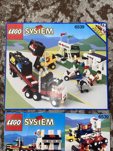 LEGO Town 6539 Victory Cup Racers Box Top And Bottom Cutout ...