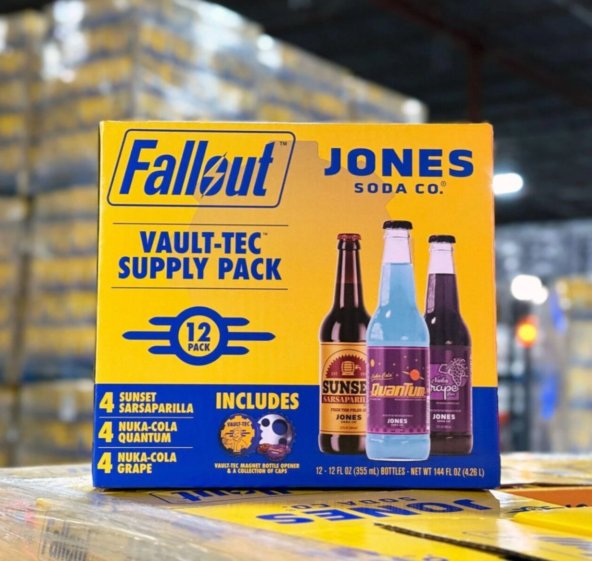 Jones Soda Fallout Vault-Tec Supply Pack 12-Count 12oz Bottles | eBay