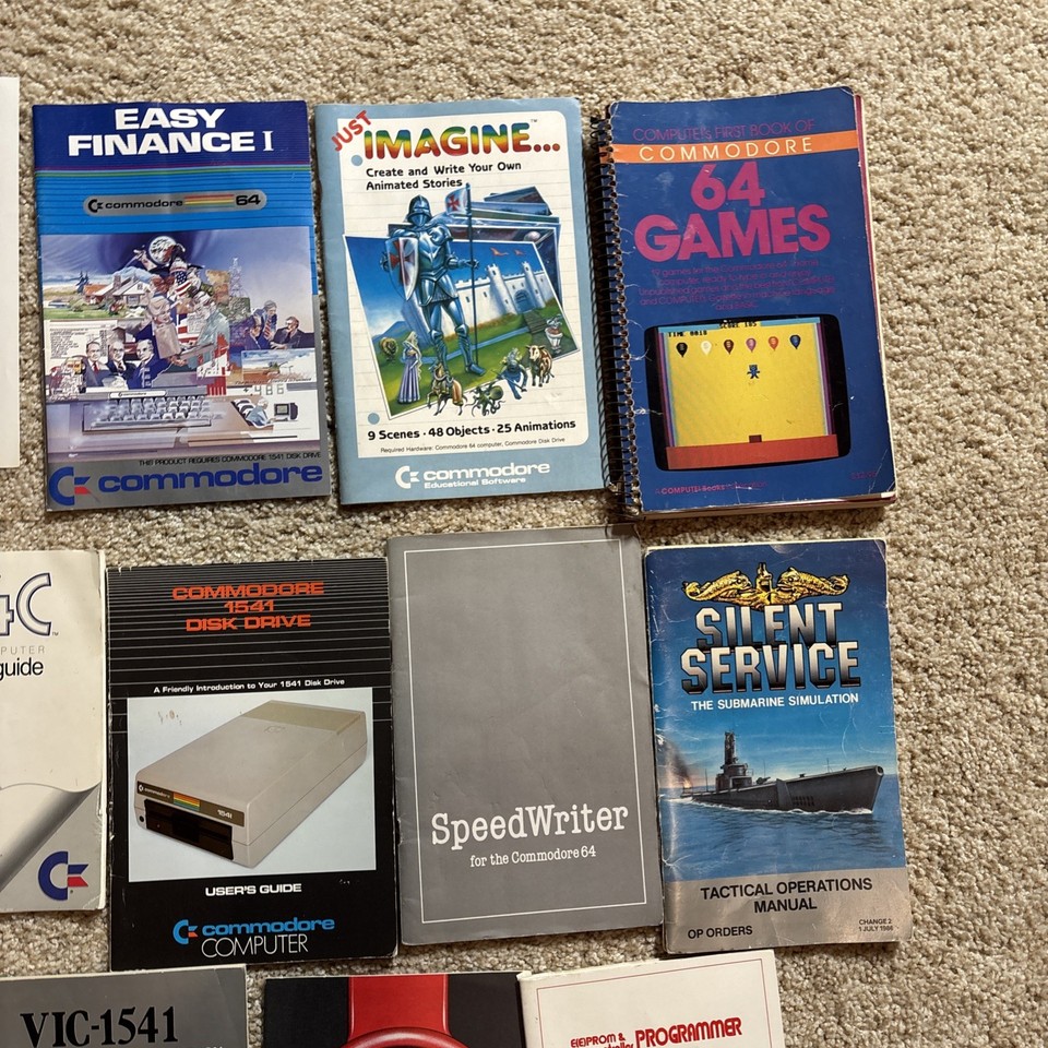 Commodore 64 C64 Manual Book Lot | eBay