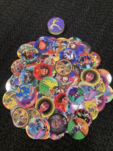 Power Ranger Pogs (Lot Of 100) and One Slammer | eBay