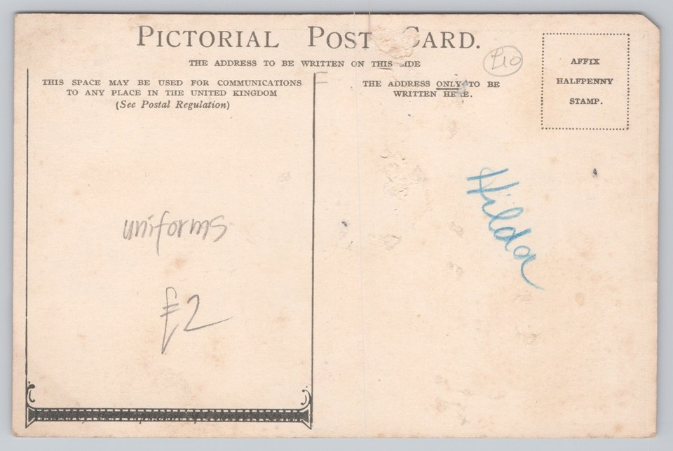 BARBADOS POSTMAN BRITISH EMPIRE Uniform [Tuck Oilette?] [1900s] | eBay UK