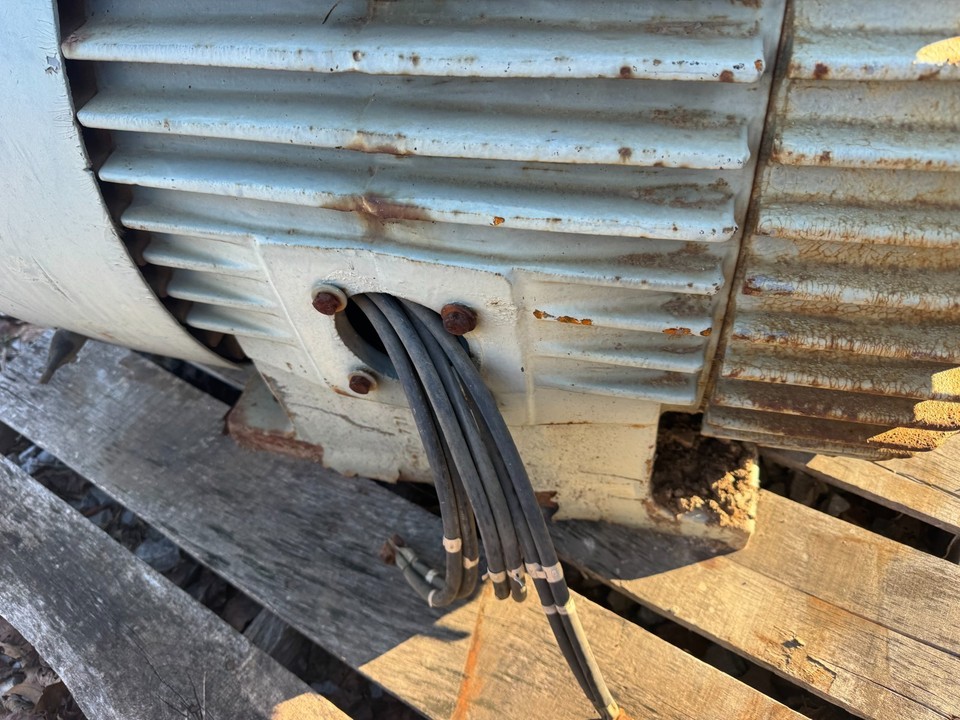 USED GENERAL ELECTRIC 150HP 3565RPM MOTOR 445TS FRAME 460V ...