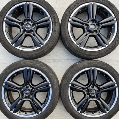 Genuine Mini R60 Countryman 18" Black Polished Alloy Wheels 225 45 ...