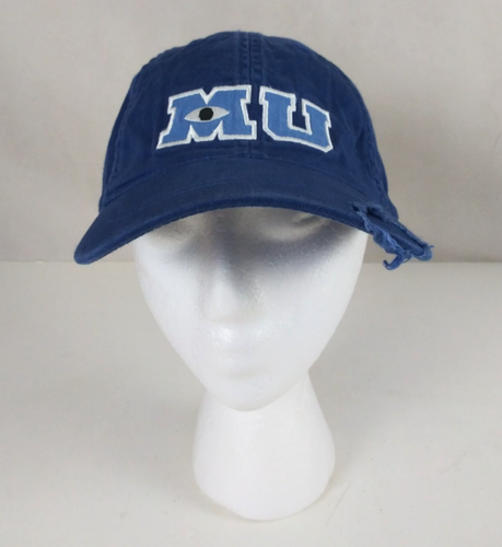 Disney/Pixar MU Blue Monsters University Frayed Baseball Cap | eBay