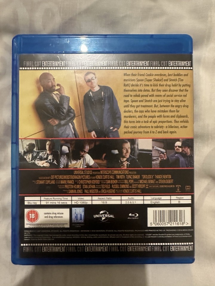 Gridlock’d Blu Ray | eBay