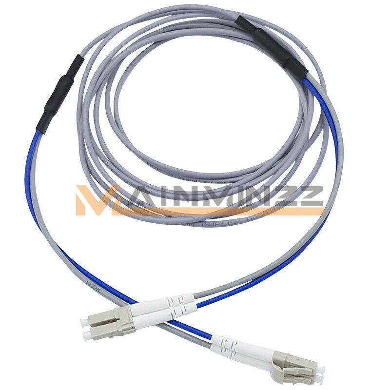 10M Armored Cable Fiber Patch Cord LC to LC UPC Pigtail Multi-Mode ...