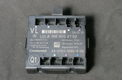 A1669004102 Mercedes MB W166 ML Door Control Unit Front Left Door -7 ...