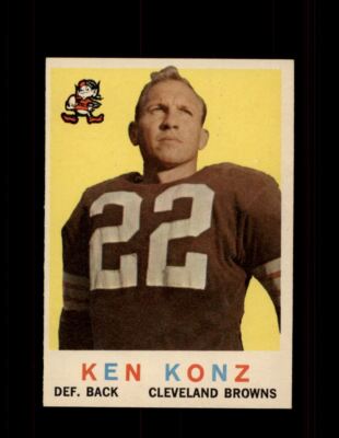 1959 KEN KONZ TOPPS #54 BROWNS *8065 | eBay