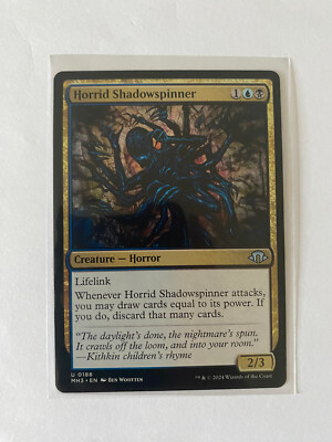 MTG Horrid Shadowspinner Modern Horizons 3 0188 Regular Uncommon | eBay
