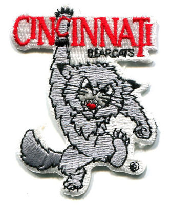 1990'S CINCINNATI BEARCATS NCAA COLLEGE VINTAGE 2 5/8" TEAM LOGO PATCH ...
