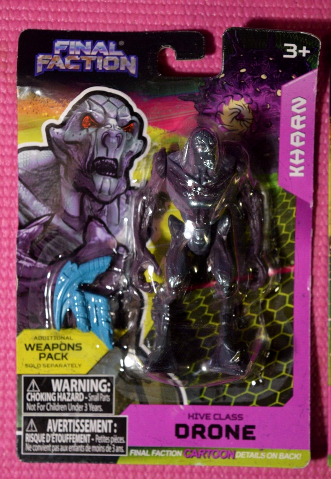 Final Faction - DRONE Figure and SCOURGE Weapons Pack - NEW CARDED! | eBay