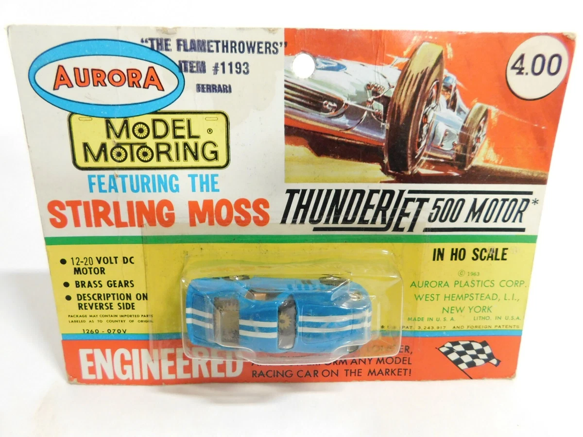 1963 Aurora Super Model Motoring O Gauge ThunderJet 500 Red, 54% OFF