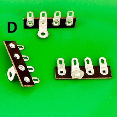 ( 3X) Solder Lug Terminal Tag Strips for Tube Amp, DIY ~ CHOOSE STYLE ...