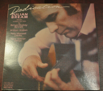 Julian Bream - Dedication, R.R. Bennett/Walton/Henze/Maxwell Davies ...