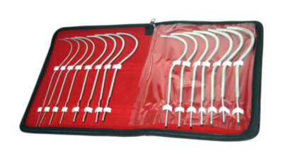 Guyon Urethral Sound Kit, Medical Grade 316L Surgical Steel 15 Pcs ...