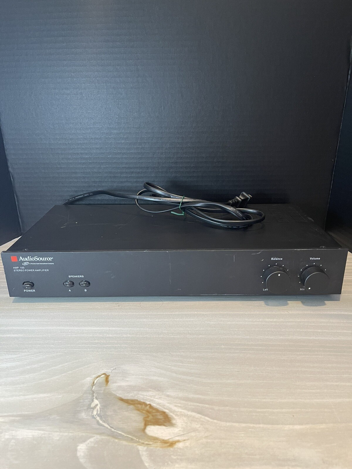 AudioSource AMP 100 - 2 Channel Stereo Power Ampliﬁer Component 50 ...