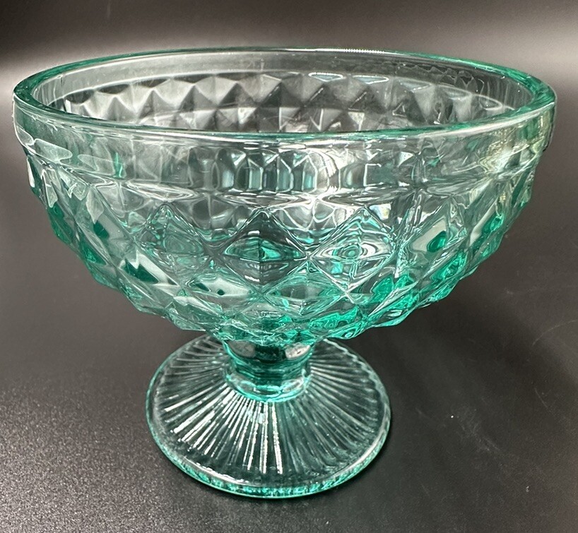 Gaolinci Vintage Embossed Glass Footed Dessert Bowls Set of 6 ...