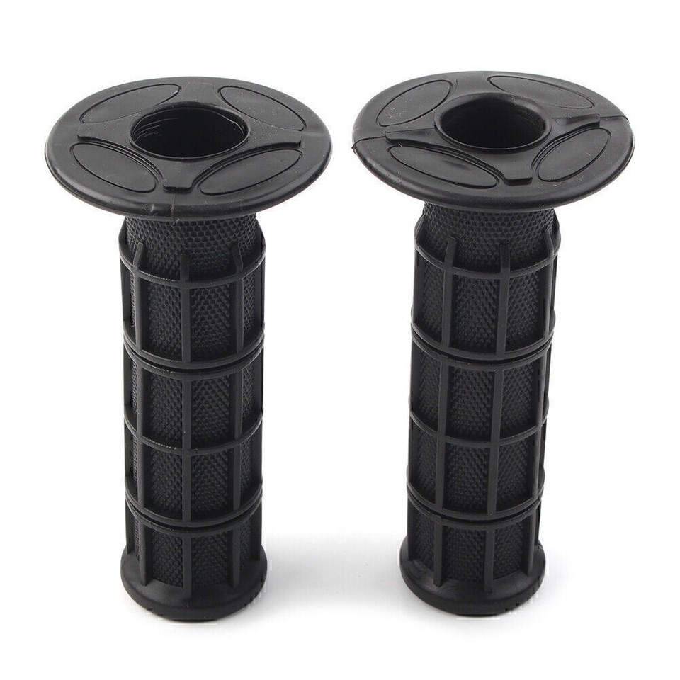 7/8" Pro Hand Grip Handle Bar Throttle Grips Black For CRF YZF MX Pit ...