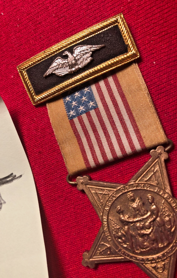 CIVIL WAR GAR VETERANS' MEMBERSHIP BADGE WITH OFFICER BAR & RIBBON | eBay