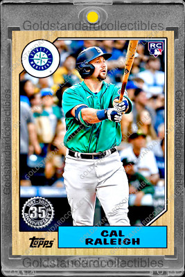 Cal Raleigh RARE ROOKIE TOPPS INVESTMENT CARD SSP MARINERS MVP ROY MINT ...