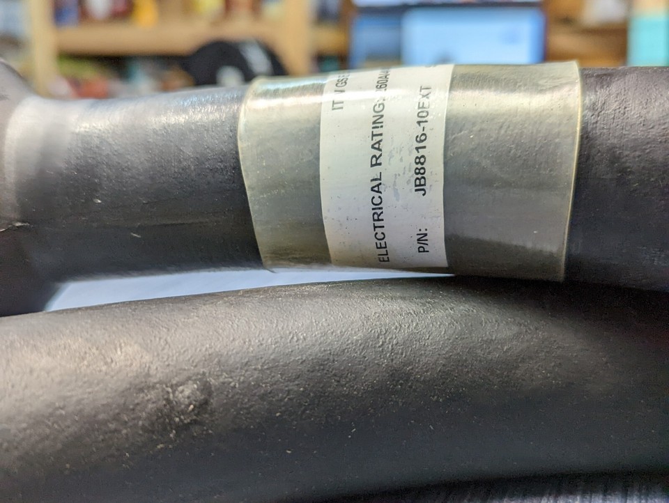 10ft 8in ITW GSE Aircraft Ground Power Banded Cable Assembly 400Hz ...