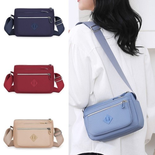Oxford Cloth Shoulder Bag Solid Color Tote Bags Fashion Crossbody Bag ...