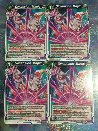 4x Dimension Magic BT5-050 Common Dragon Ball Super Trading Card ...