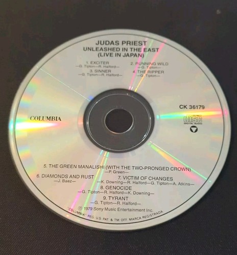 CD Judas Priest Unleashed In The East Live In Japan CK 36179 Columbia ...