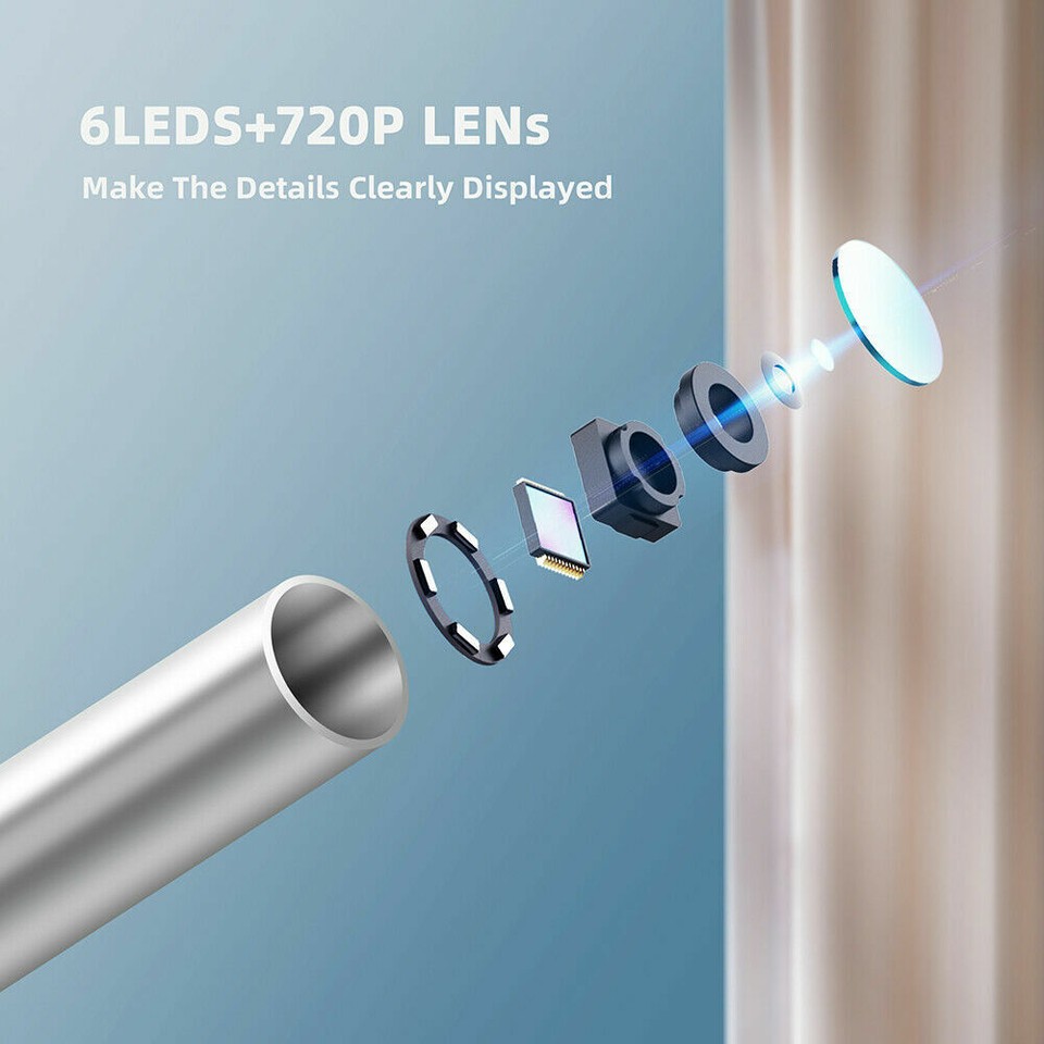 Mini Borescope Endoscope Camera 7mm USB Type-C Camera For Android / PC ...