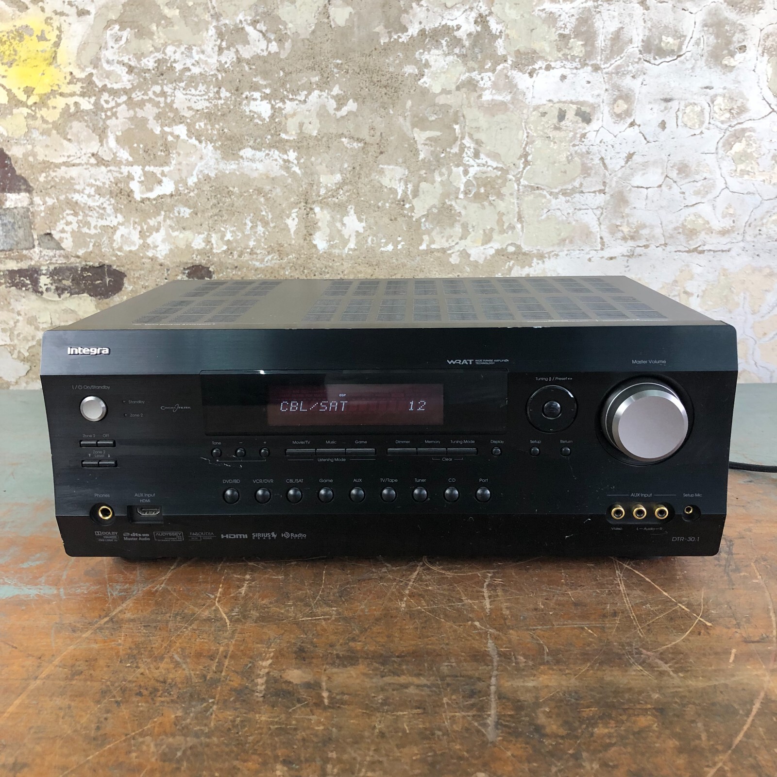 Integra DTR 30.1 90 Watt x 7.1 Channel + Powered Zone 2 AV Receiver ...