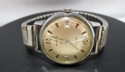 VINTAGE MEN'S CARAVELLE SELF-WINDING WATCH 33 MM CASE 8" LONG (G126979 ...