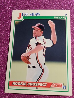 1991 Score Jeff Shaw Rookie Cleveland Indians #746 | eBay
