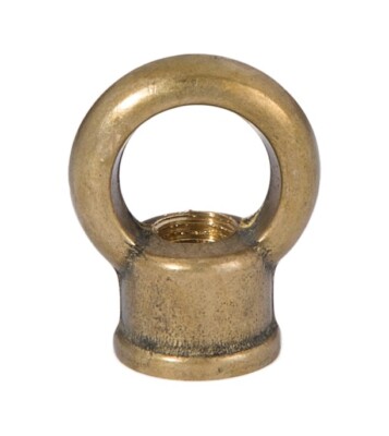 NEW: 1-1/2" H x 1-3/16" dia Unfinished Solid Brass 1/8F Heavy Cast ...