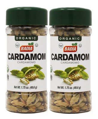 2 PACK Badia Organic Whole Cardamom/Green/Cardamomo/Organico/entero ...