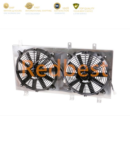 Alu Shroud+High Power Cooling Fan For Subaru Impreza WRX STi 2.5L 2004 ...