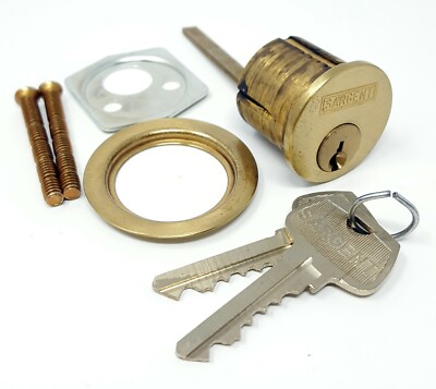 Sargent Rim Cylinder US4 Finish LB Keyway Replacement Locksmith | eBay