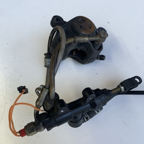 Buell 1125 1125R 2008 Rear Brake Caliper master cylinder & braided ...
