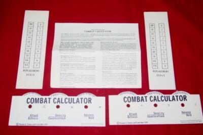 1974 Game Science Lou Zocchi Combat Calculator by Cleaver & Aker ...