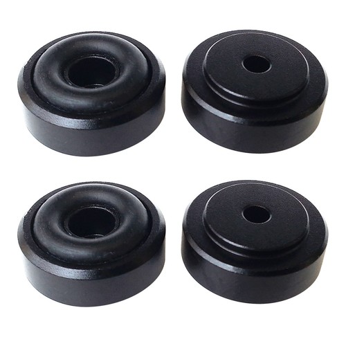 4pcs Black Shock Absorber Turntable Pads Audio CD HIFI Speaker ...