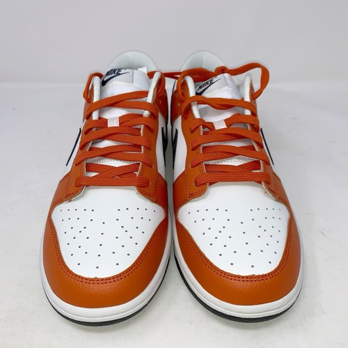 Nike Dunk Low 'Starry Swoosh' Campfire Orange Sneakers, Size 10.5 ...