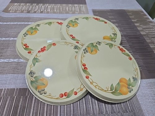 Vintage Corelle Coordinates Abundance Stove Burner Cover Set 4 Square ...