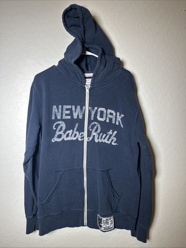 Very Rare Out Of Print Early Roots Of Fight Babe Ruth Full Zip Hoodie ...