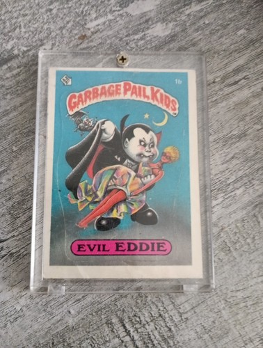 1985 Evil Eddie (Nasty Nick's Alter Ego) Garbage Pail Kids Original ...