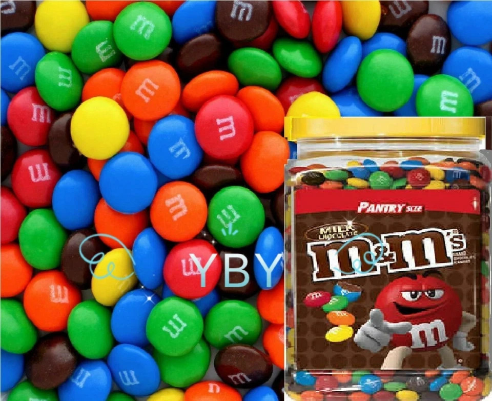 Bulk 2 Pack M&M's Peanut Chocolate & Milk Chocolate Candy Pantry Size ...