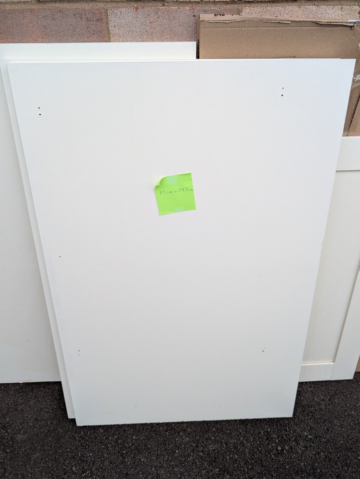 Various Howdens Grain Antique White Kitchen Side Panels and Doors | eBay UK