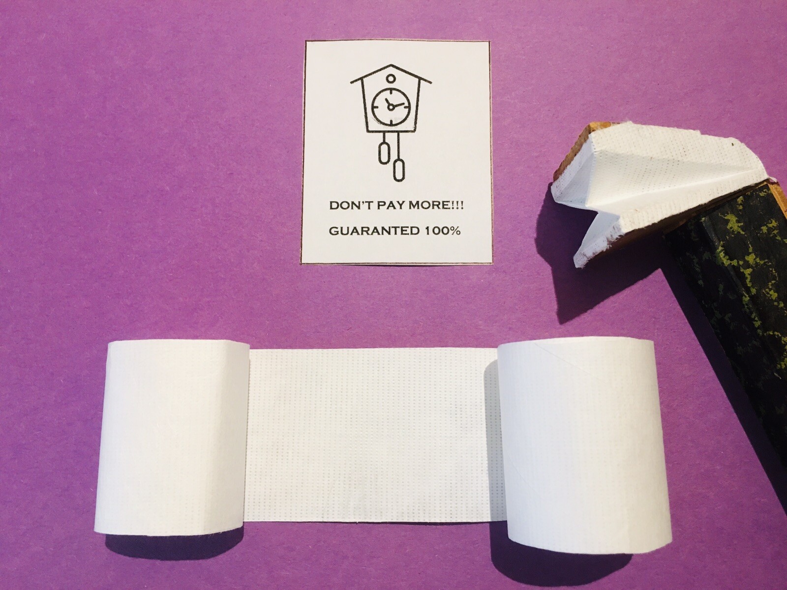 Cuckoo Clock Recovery Paper Bellow Roll 2”x 60” w/ Instruction (100% ...