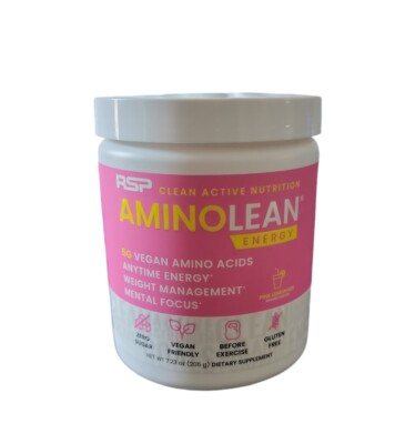 RSP AminoLean 5G Amino Acids *Pink Lemonade* 25 Servings (7.94oz) 03 ...