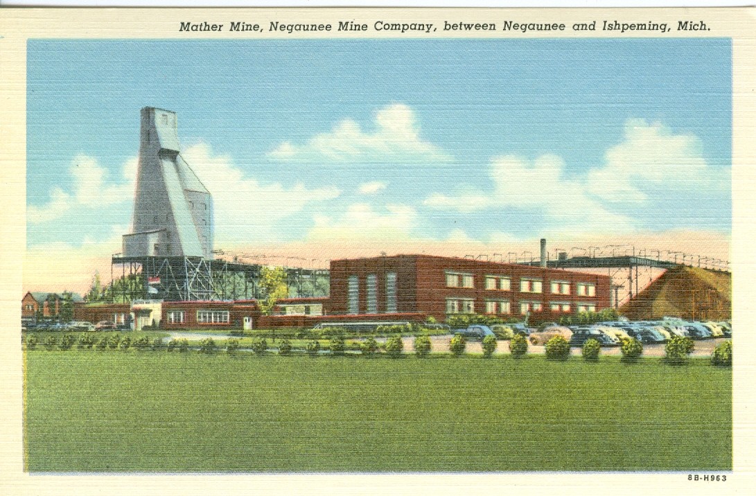 Negaunee MI The Mather Mine, Negaunee Mine Company | eBay